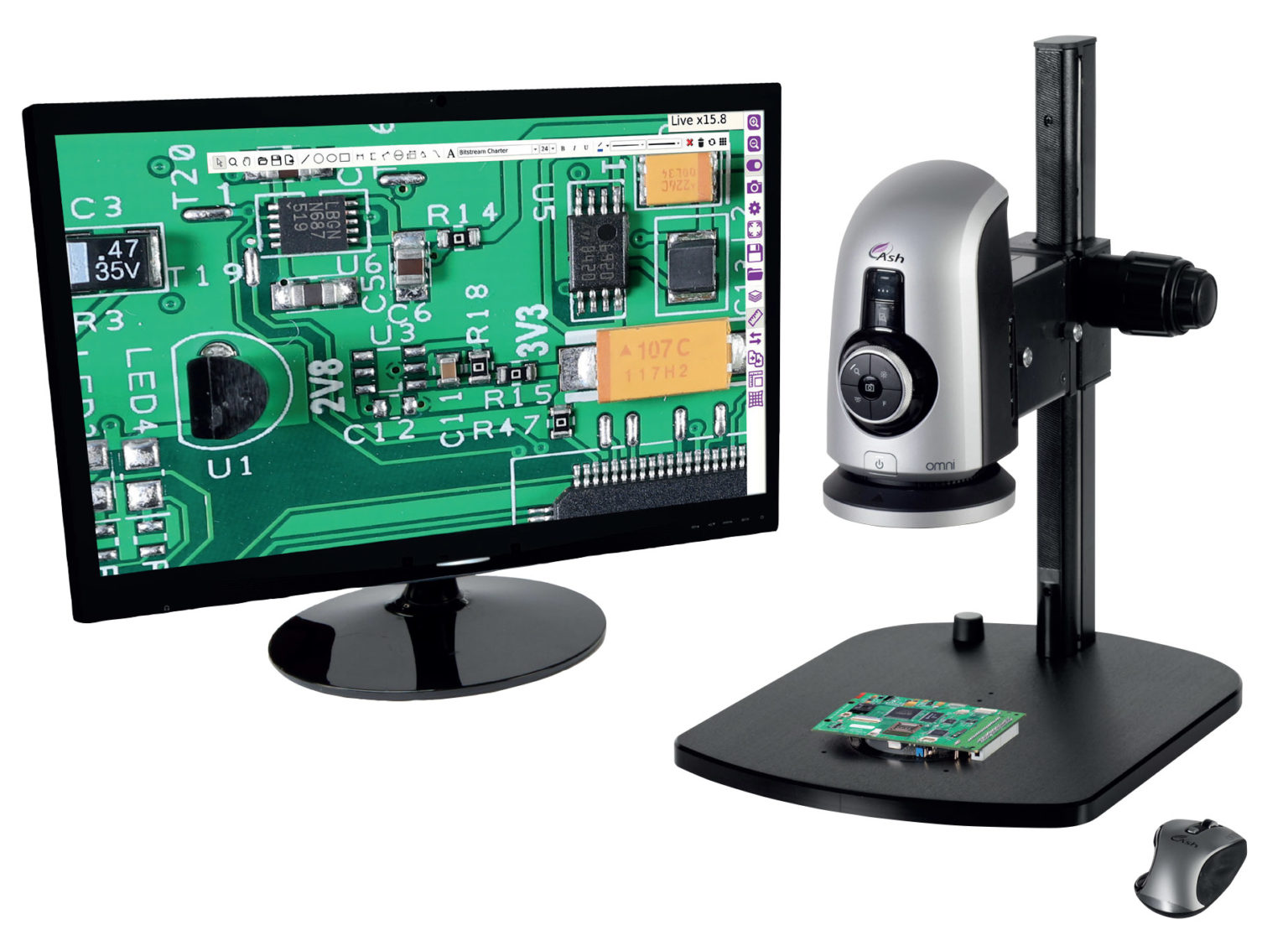 Ash Omni Digital Microscope - IslandSMT